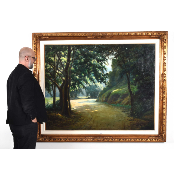 Lote 152, Edgar Walter - PINTURA DE CAVALETE - A exuberante paisagem ...